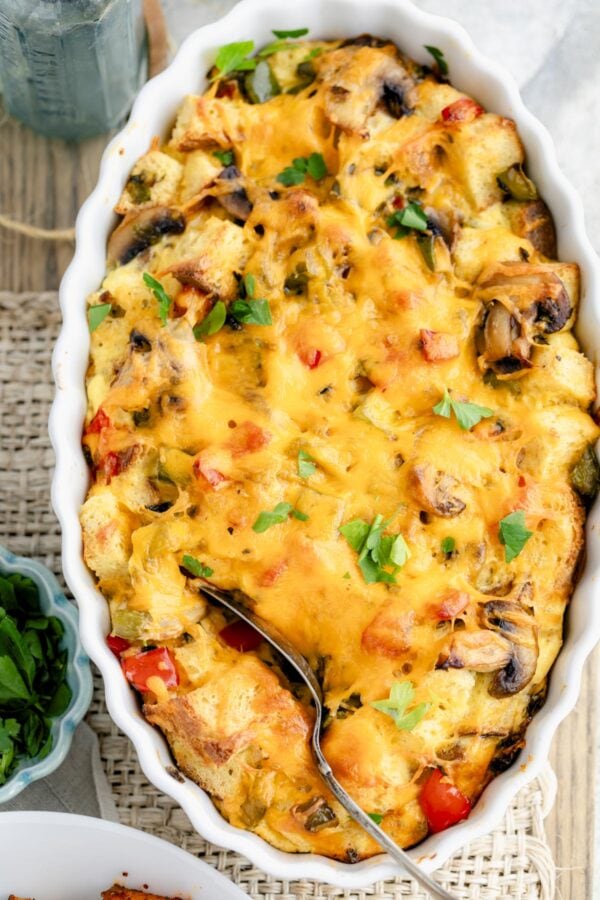 Veggie Strata Breakfast Casserole - Healthy Seasonal Recipes
