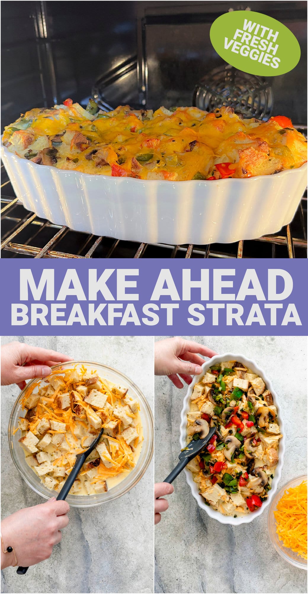 Veggie Strata Breakfast Casserole - Healthy Seasonal Recipes