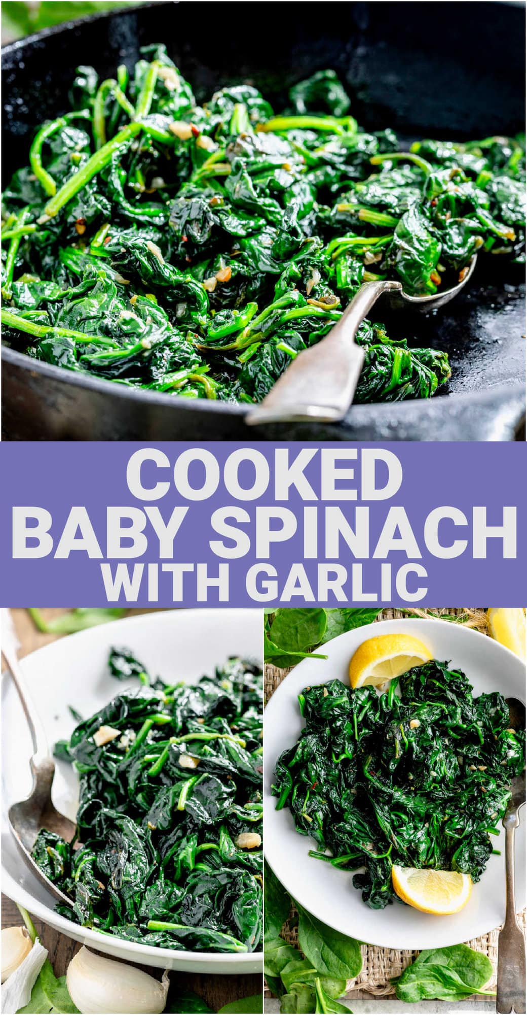 Easy Sautéed Spinach with Garlic - Healthy Seasonal Recipes