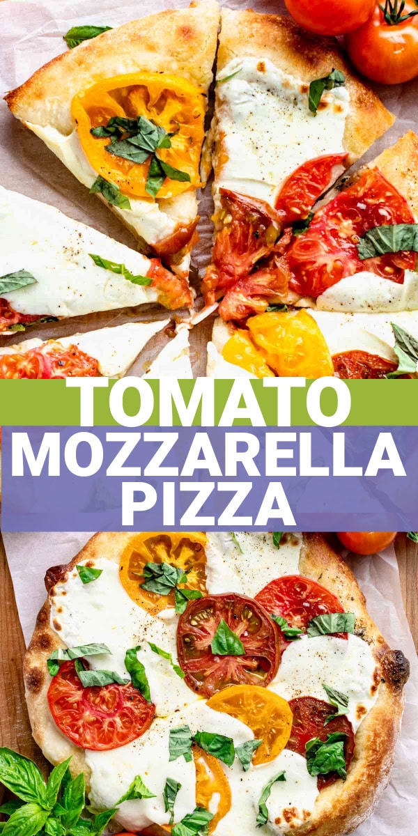 Fresh Tomato and Mozzarella Pizza Caprese - Healthy Seasonal Recipes
