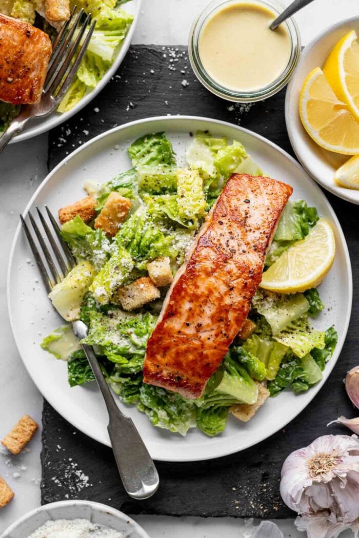 Salmon Caesar Salad - Healthy Seasonal Recipes
