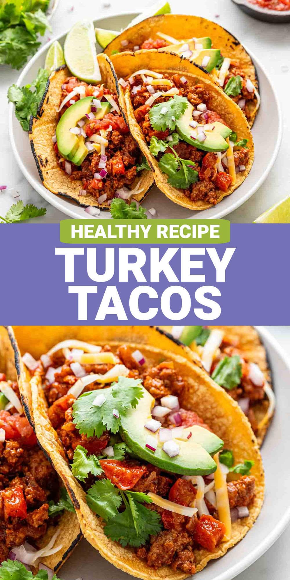 Healthy Ground Turkey Tacos - Easy Recipe!