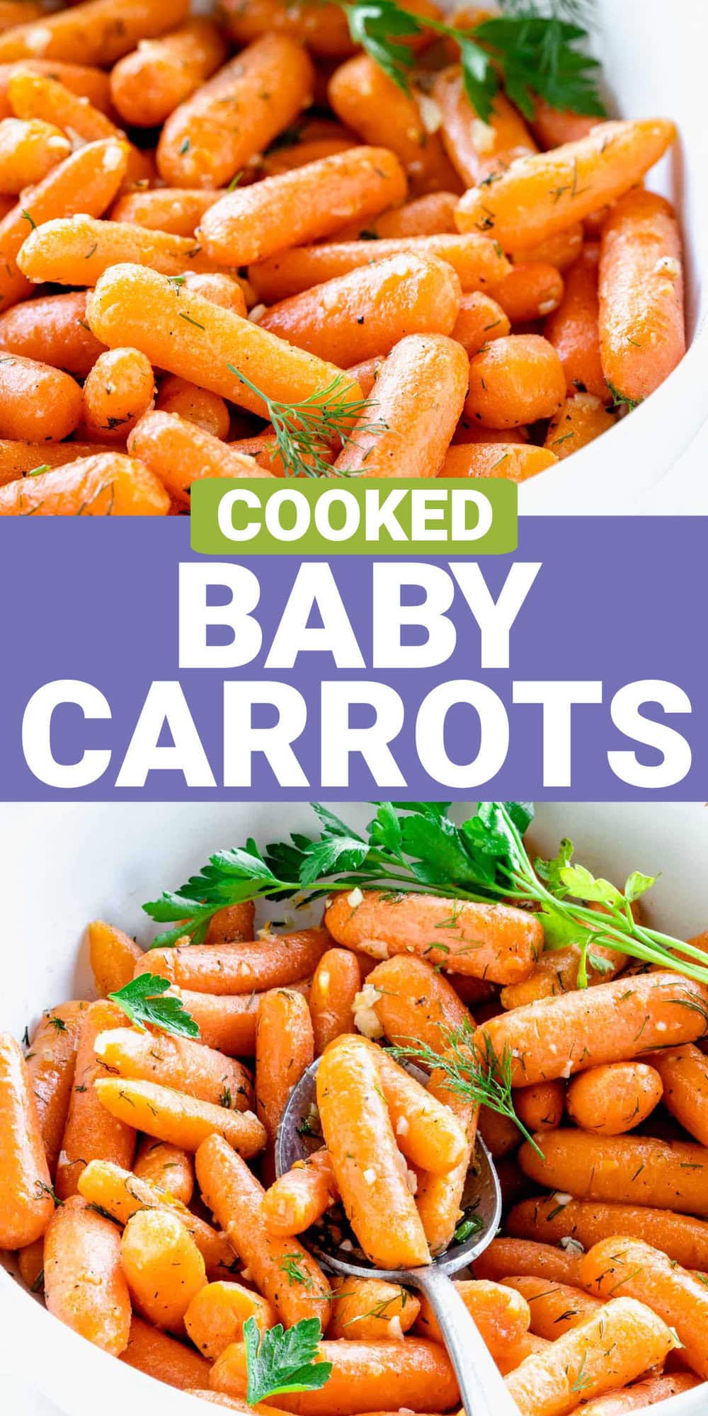 Garlic Butter Cooked Baby Carrots - Healthy Seasonal Recipes