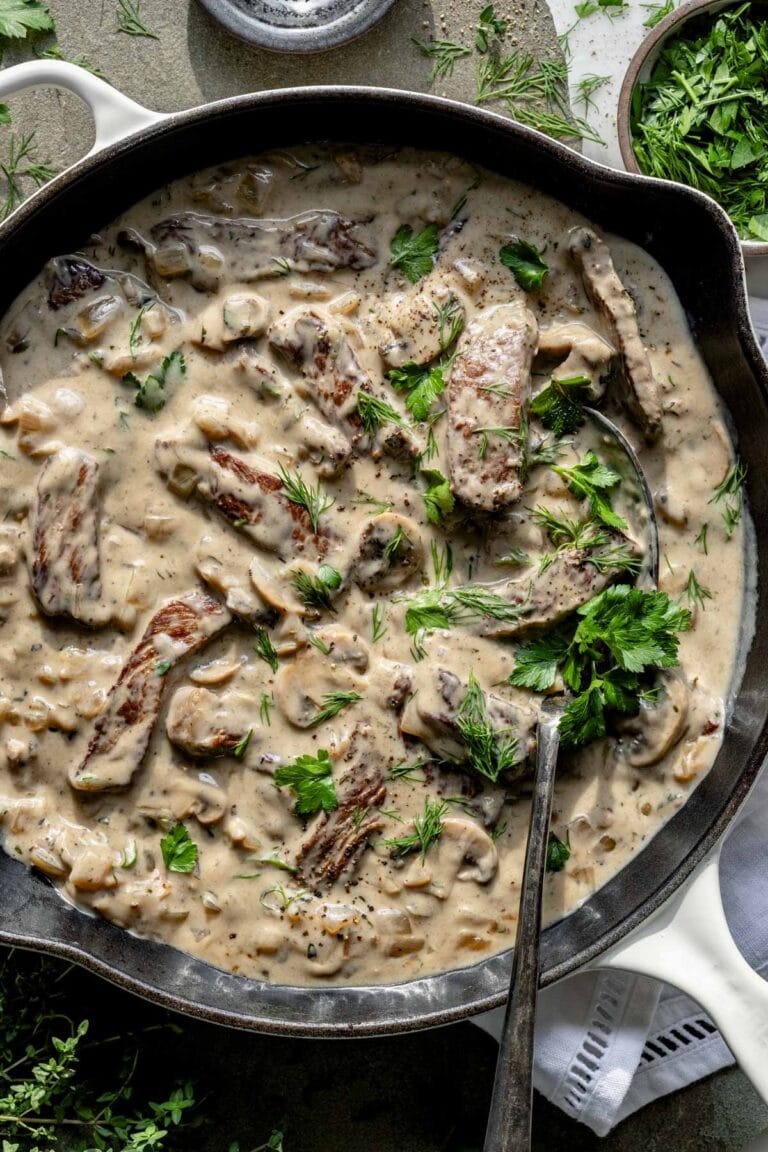 Healthy Beef Stroganoff - Healthy Seasonal Recipes