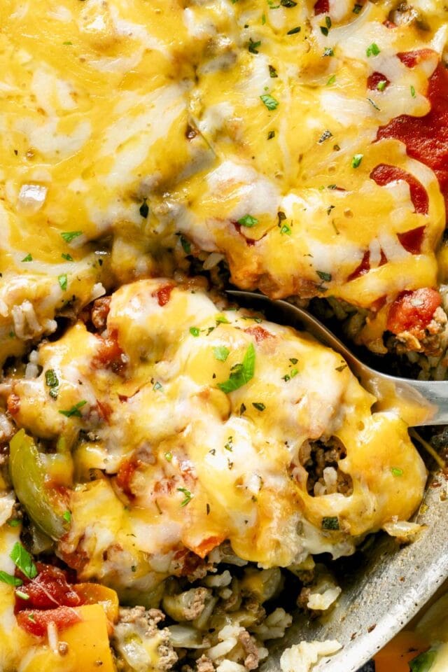 One Pot Unstuffed Peppers - Healthy Seasonal Recipes